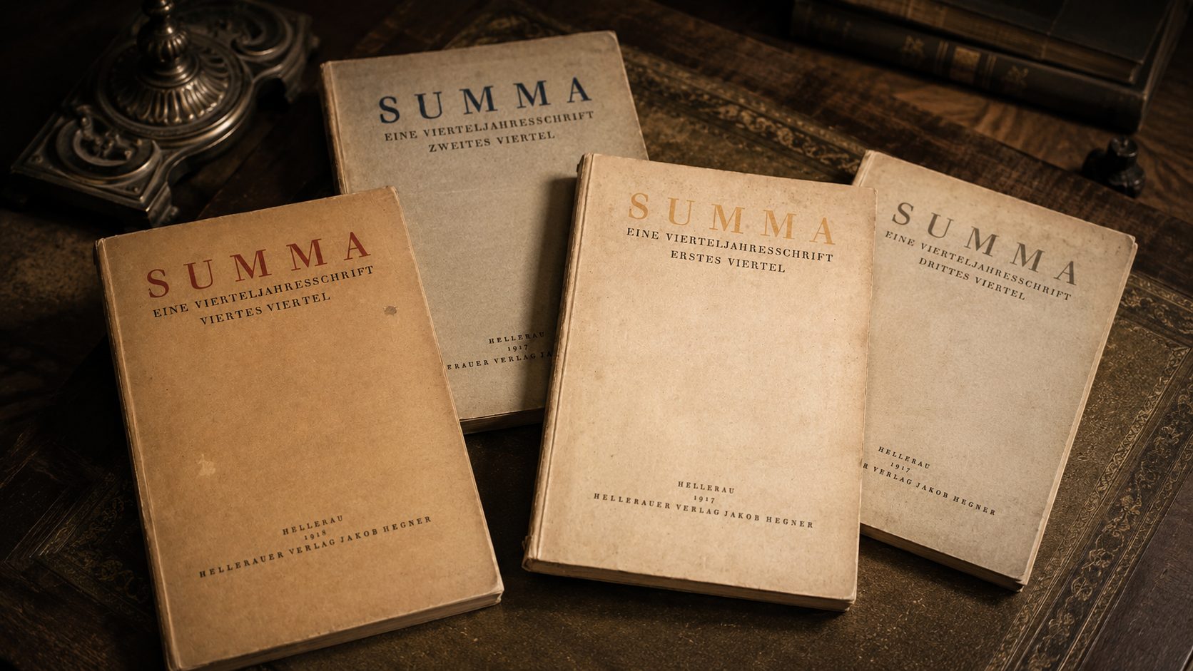 Die Zeitschrift, die den Geist unter Druck setzte: Franz Bleis SUMMA ...